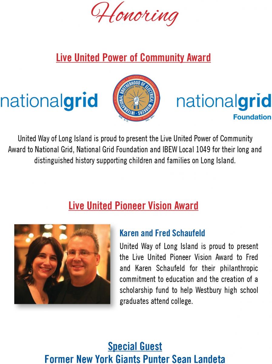 United Way of Long Island 49th Annual Luncheon Celebration 2013 ...